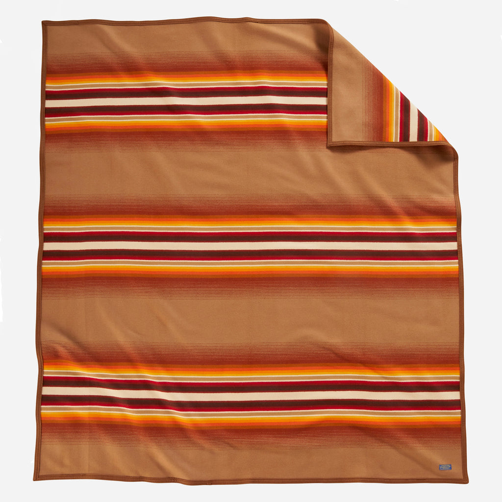 Pendleton Jacquard Serape Blanket - Ralston Tan