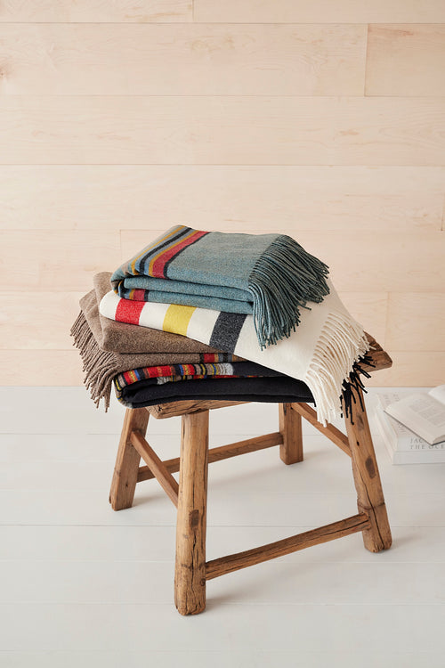 Pendleton 5th Avenue Throw - Green Heather- Pendleton EU